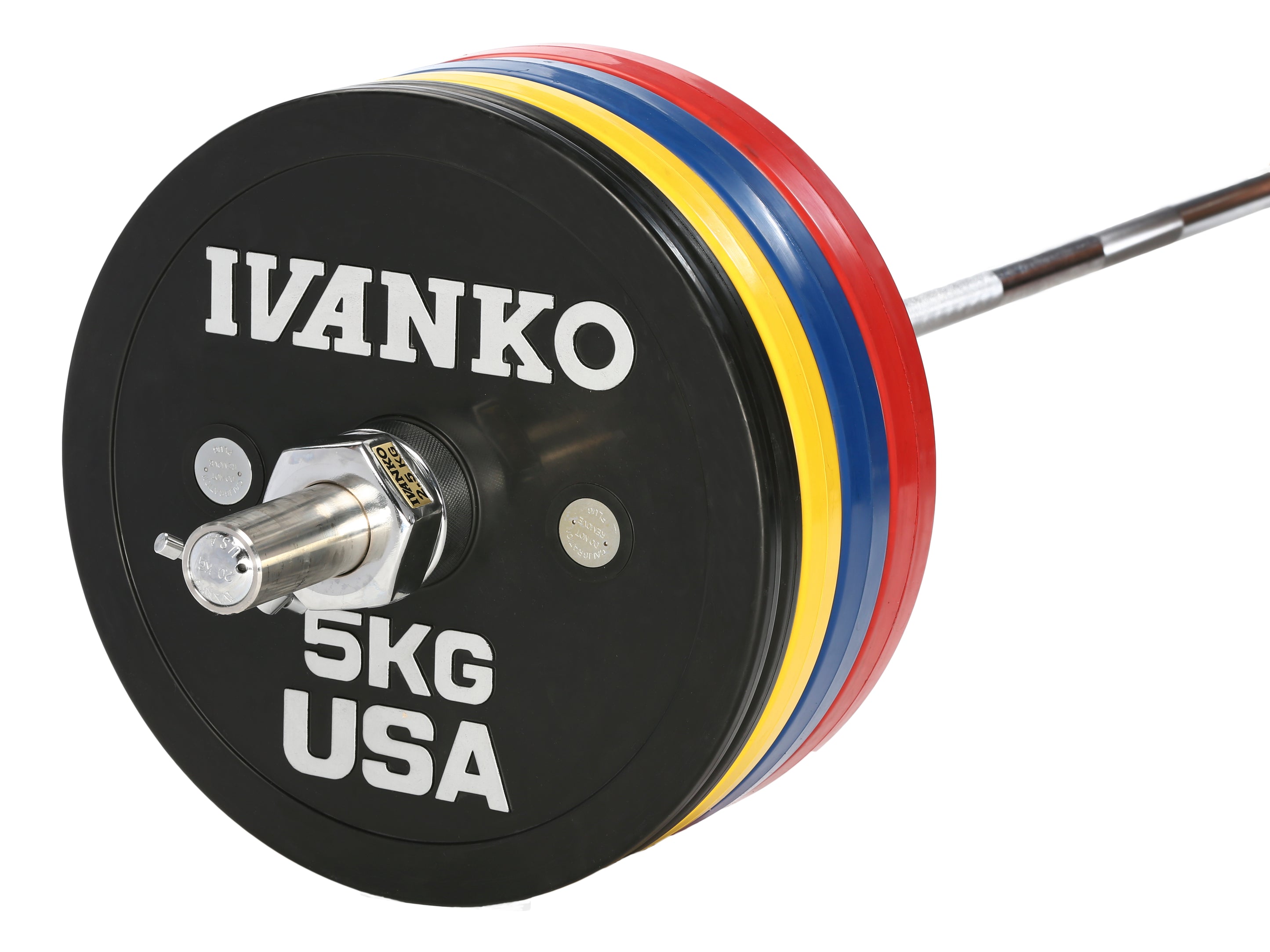 Olympic Bumper Plate - Calibrated | OCB – Ivanko Barbell Company