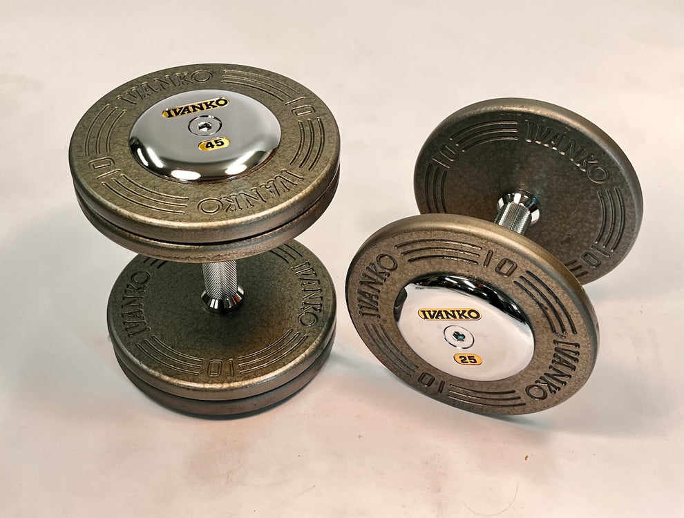 RM3 Dumbbell Sets 5-50, Limited Edition – Ivanko Barbell Company
