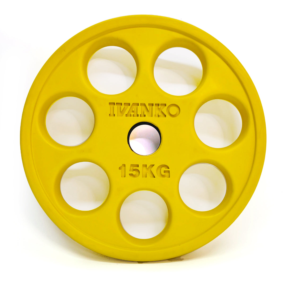 Rubber E-Z Lift Olympic Plate | ROEZH – Ivanko Barbell Company