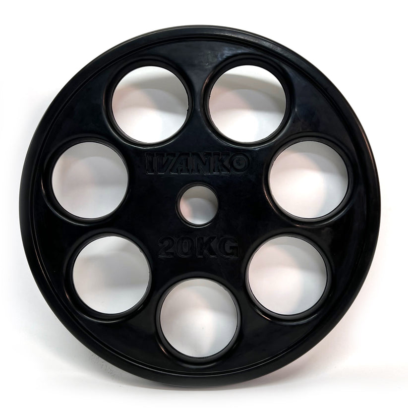 Rubber E-Z Lift Olympic Plate | ROEZH – Ivanko Barbell Company