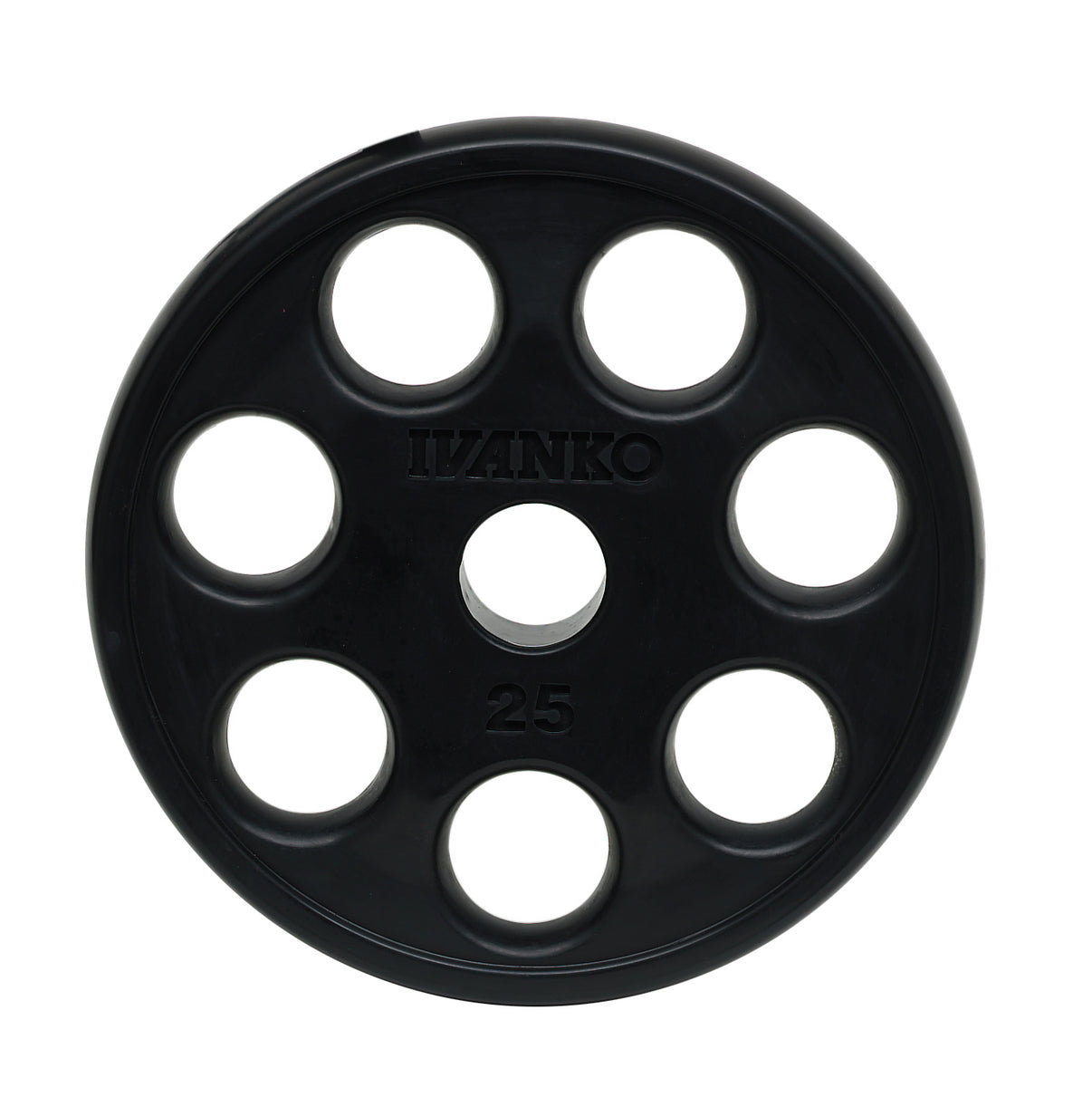 Rubber E-Z Lift Olympic Plate | ROEZH – Ivanko Barbell Company